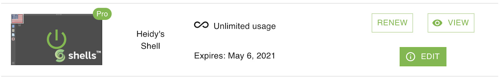 Your Shells Console Features