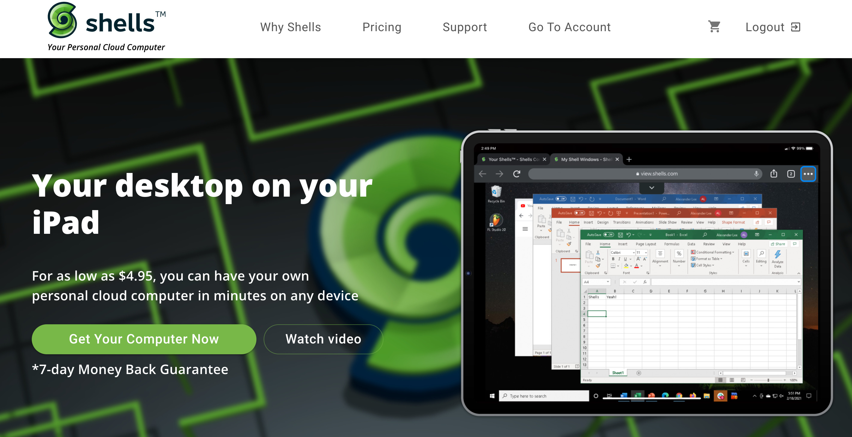 Shells - Your Computer in the Cloud